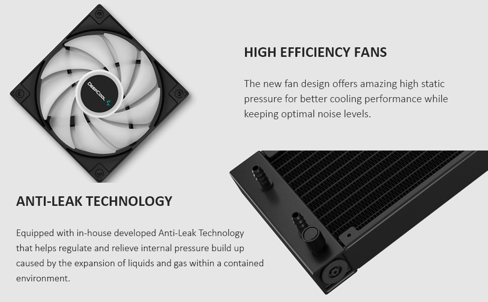DeepCool LE500 All-in-one 240mm Liquid CPU Cooler | Winsoft