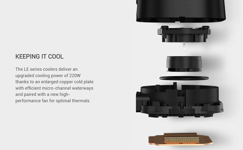 DeepCool LE500 All-in-one 240mm Liquid CPU Cooler | Winsoft