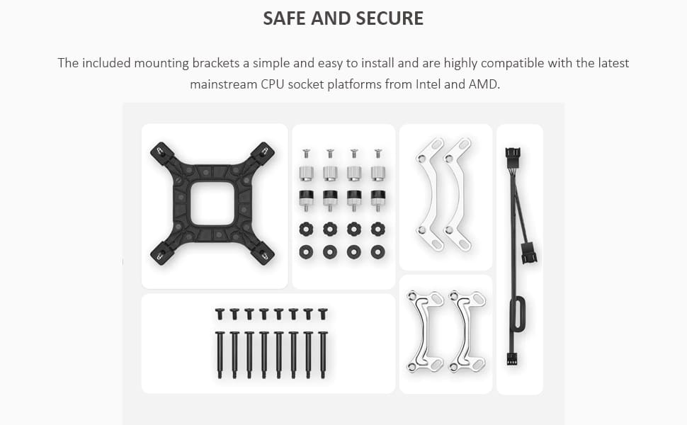 DeepCool LE500 All-in-one 240mm Liquid CPU Cooler | Winsoft